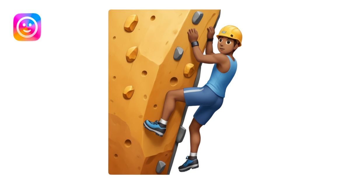 human climbing emoji | AI Emoji Generator
