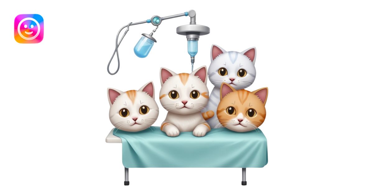 emergency surgeries on cats emoji | AI Emoji Generator