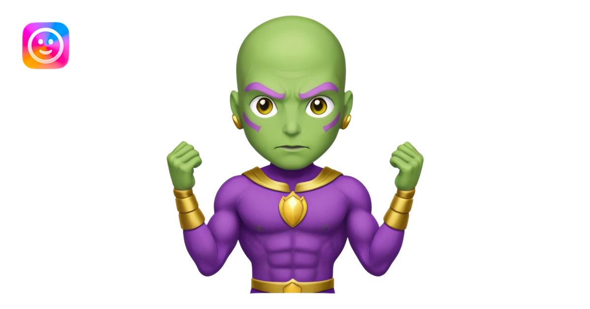Brainiac emoji | AI Emoji Generator