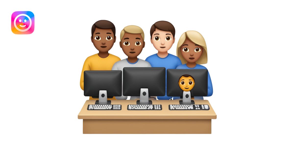 team of programmers emoji | AI Emoji Generator