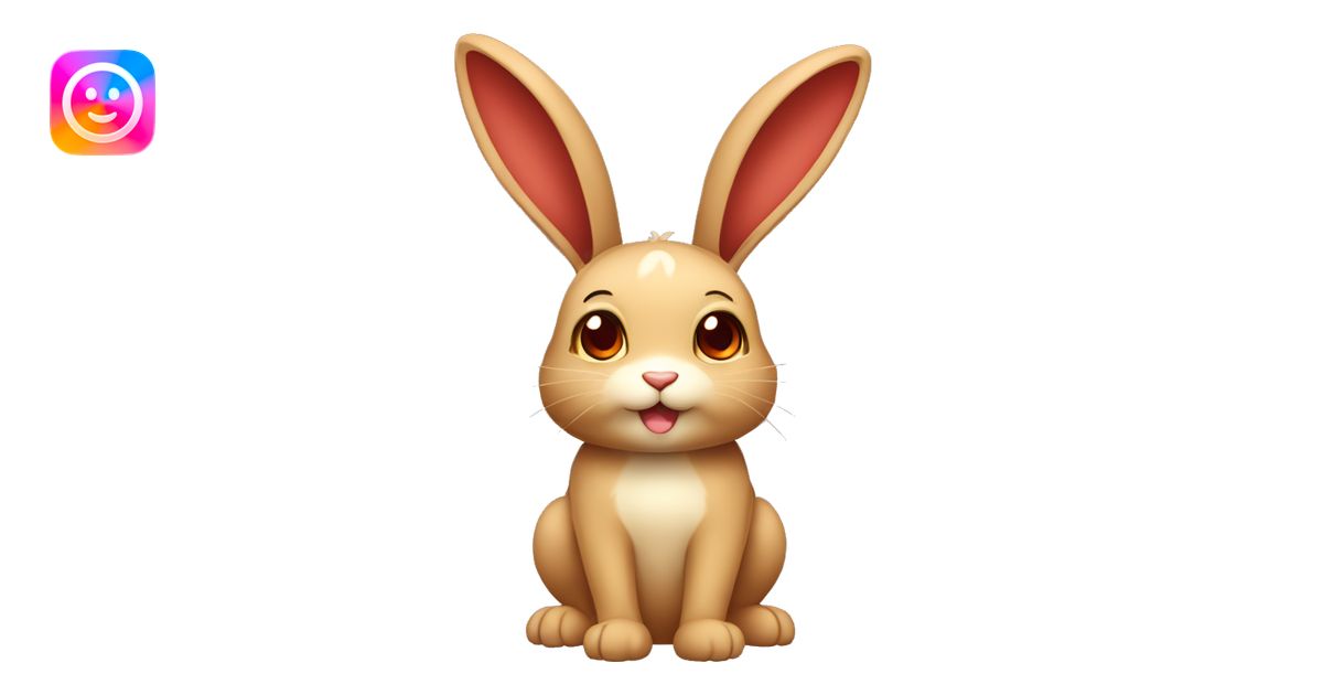Cute,Shiny, Brown, Normal-type-Ground-type Tan-Rabbit-Fakémon with Dark ...