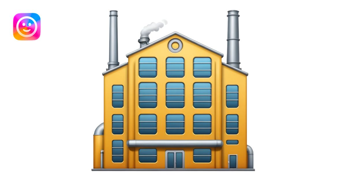 factory emoji | AI Emoji Generator