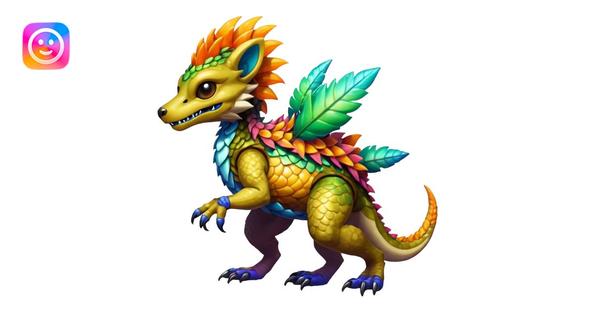 Colorful shiny furry scaly smooth glossy Vernid-Protogen-Grem2 ...