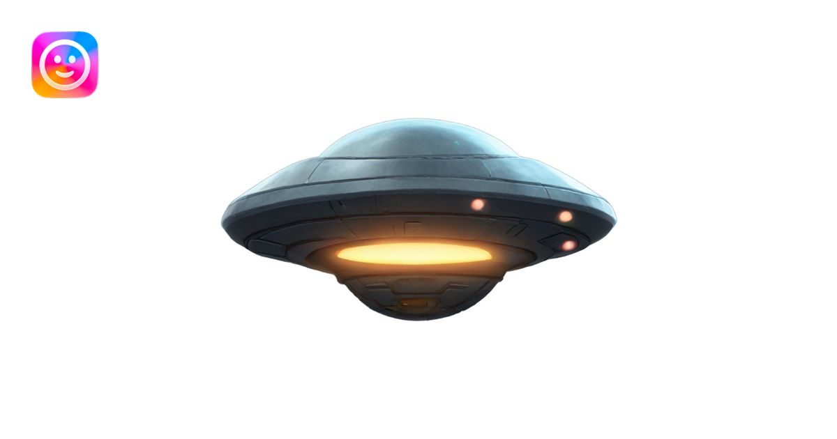Andromedan orb light craft ufo emoji | AI Emoji Generator