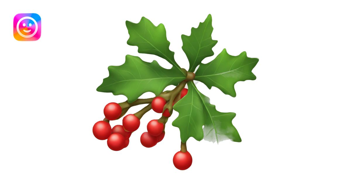 Mistletoe emoji | AI Emoji Generator