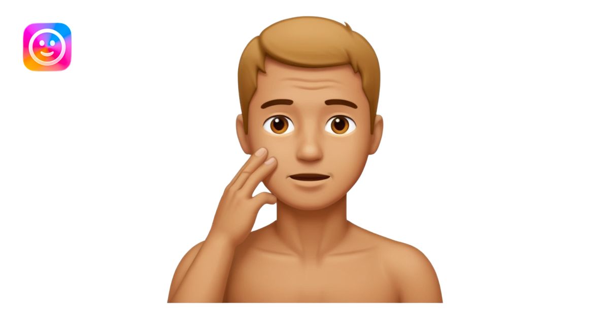 Man scratching his neck emoji | AI Emoji Generator