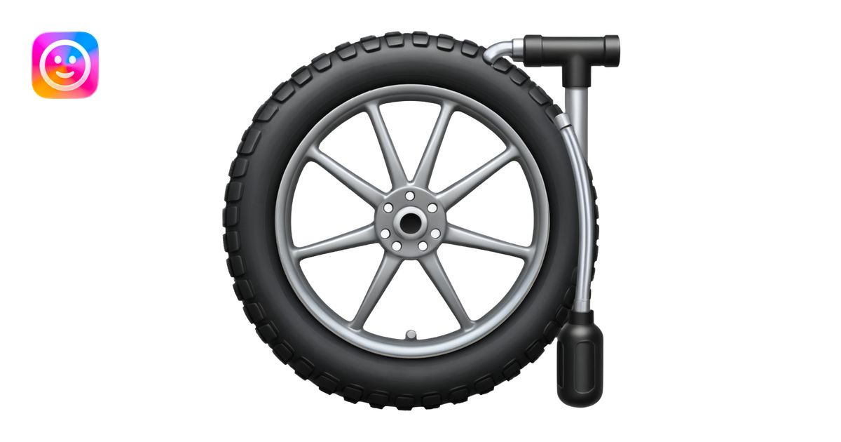 bike tire pump emoji | AI Emoji Generator