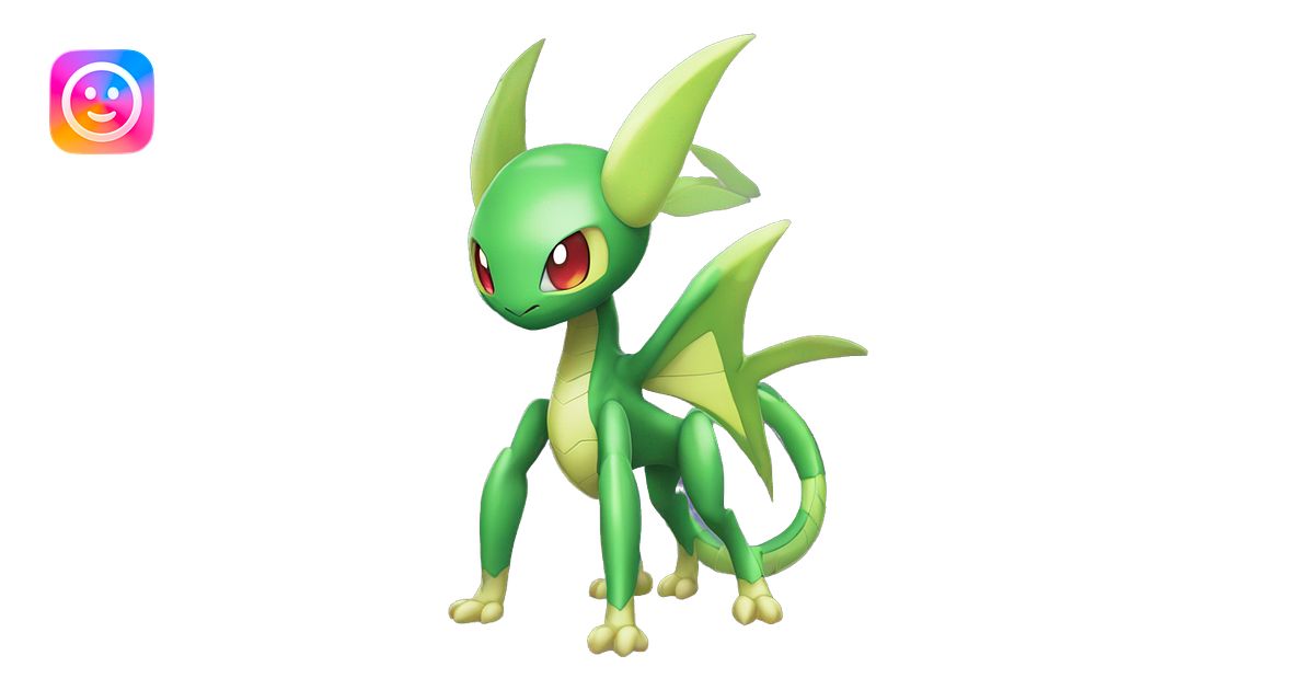 Cool Edgy Chibi Legendary Shiny Fakemon-Pokémon-Genesect-Flygon With ...