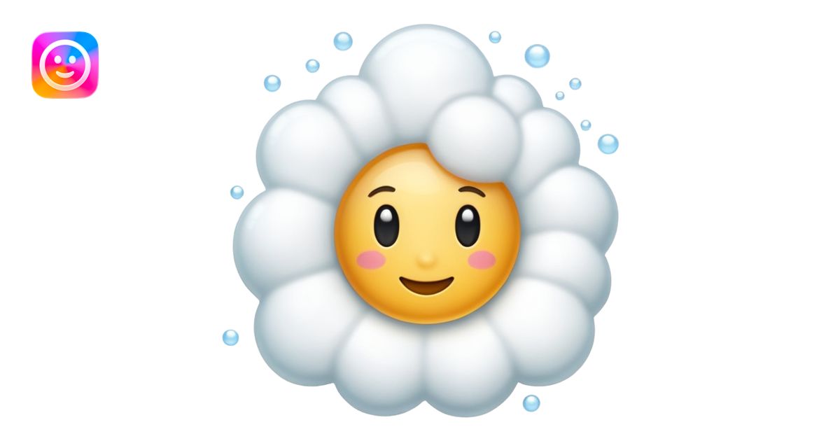 foam emoji | AI Emoji Generator