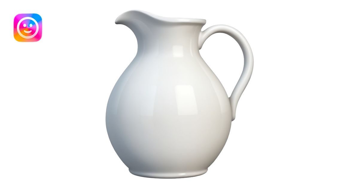 ceramic water jug pitcher emoji | AI Emoji Generator
