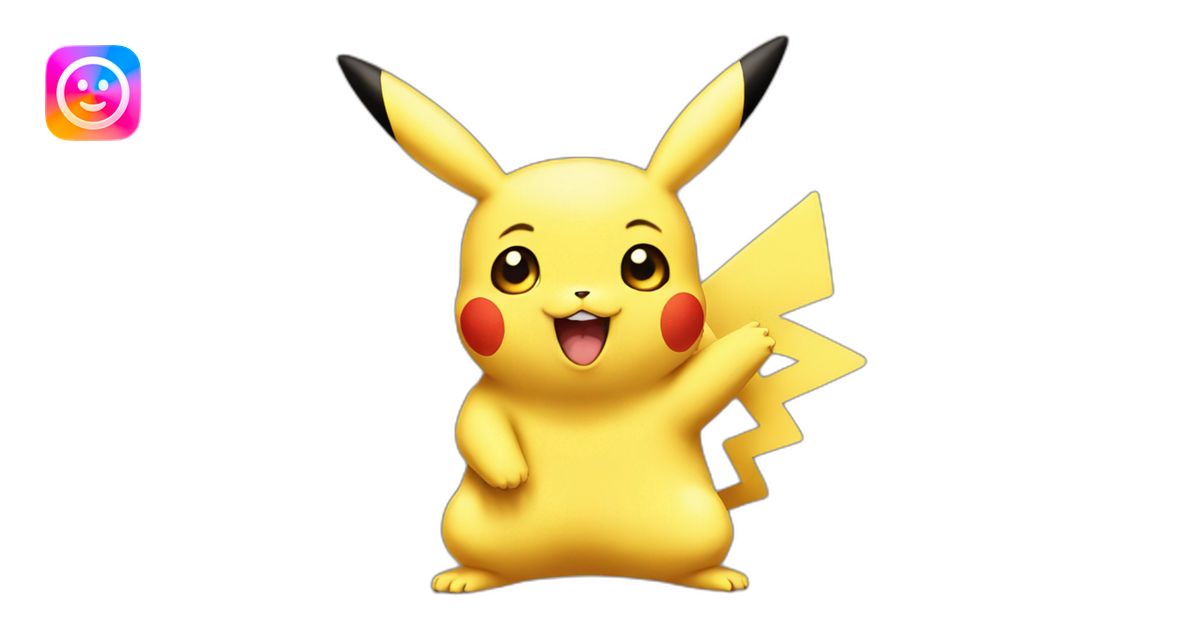 Pikachu say okay emoji | AI Emoji Generator