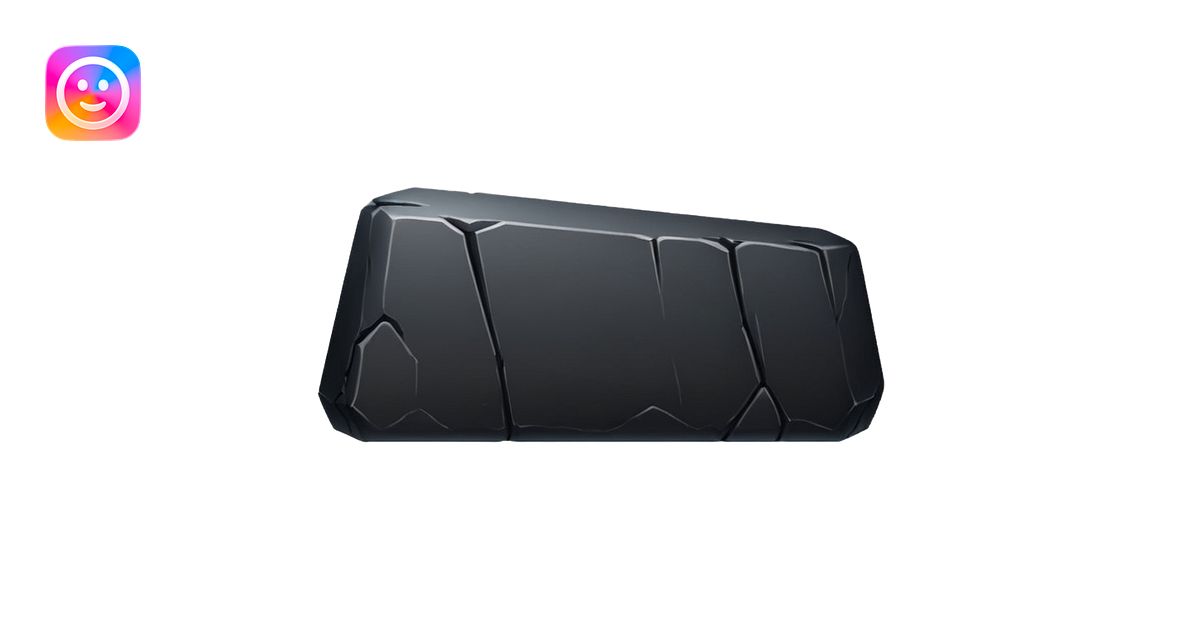 Long black rock bar emoji | AI Emoji Generator