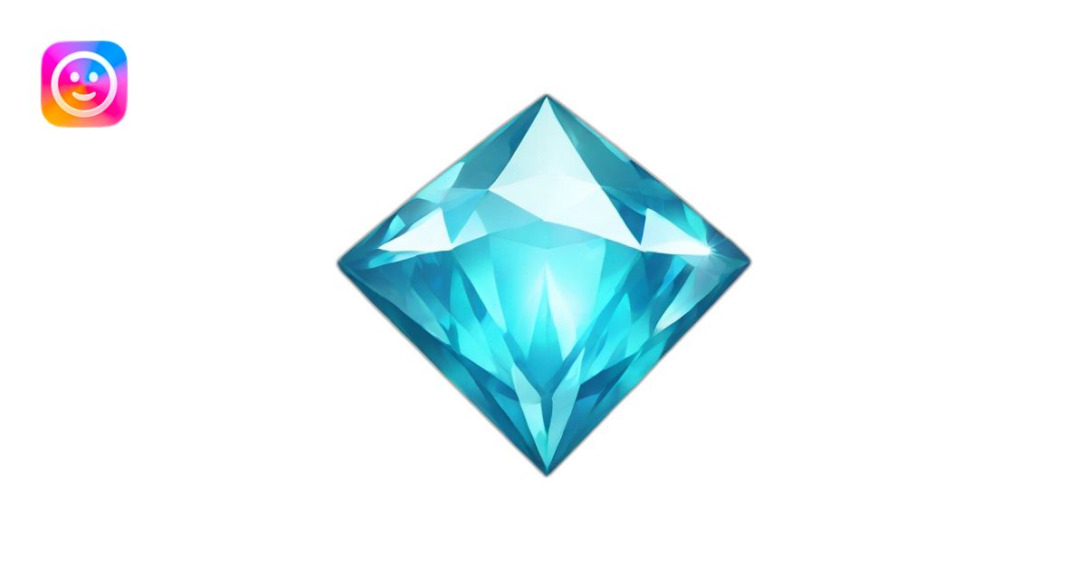 shining diamond emoji | AI Emoji Generator