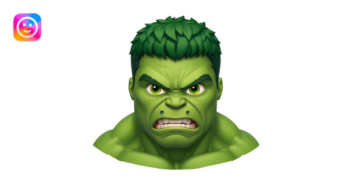 Hulk emoji | AI Emoji Generator