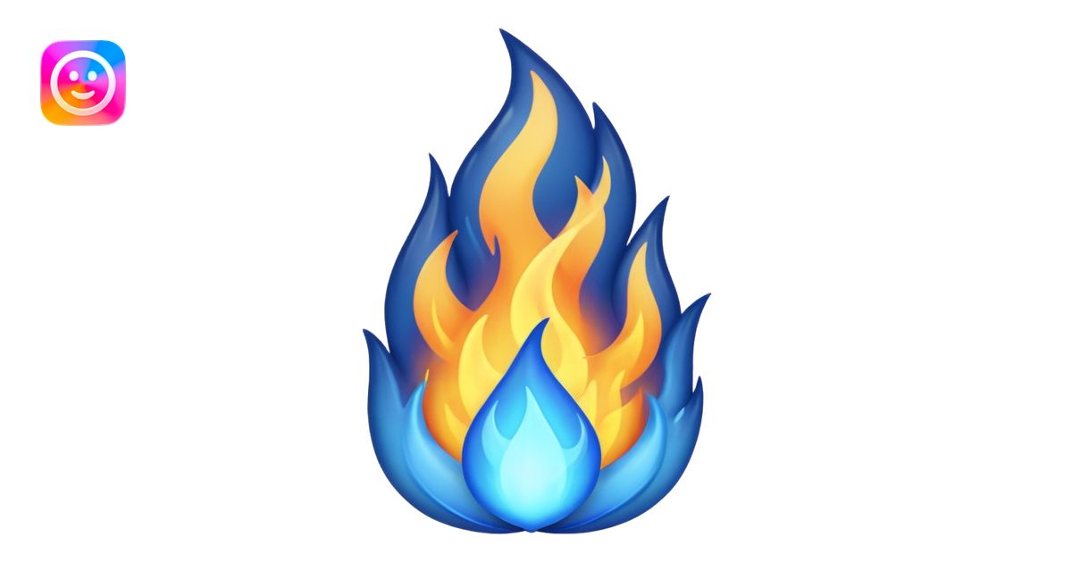 blue flame emoji | AI Emoji Generator