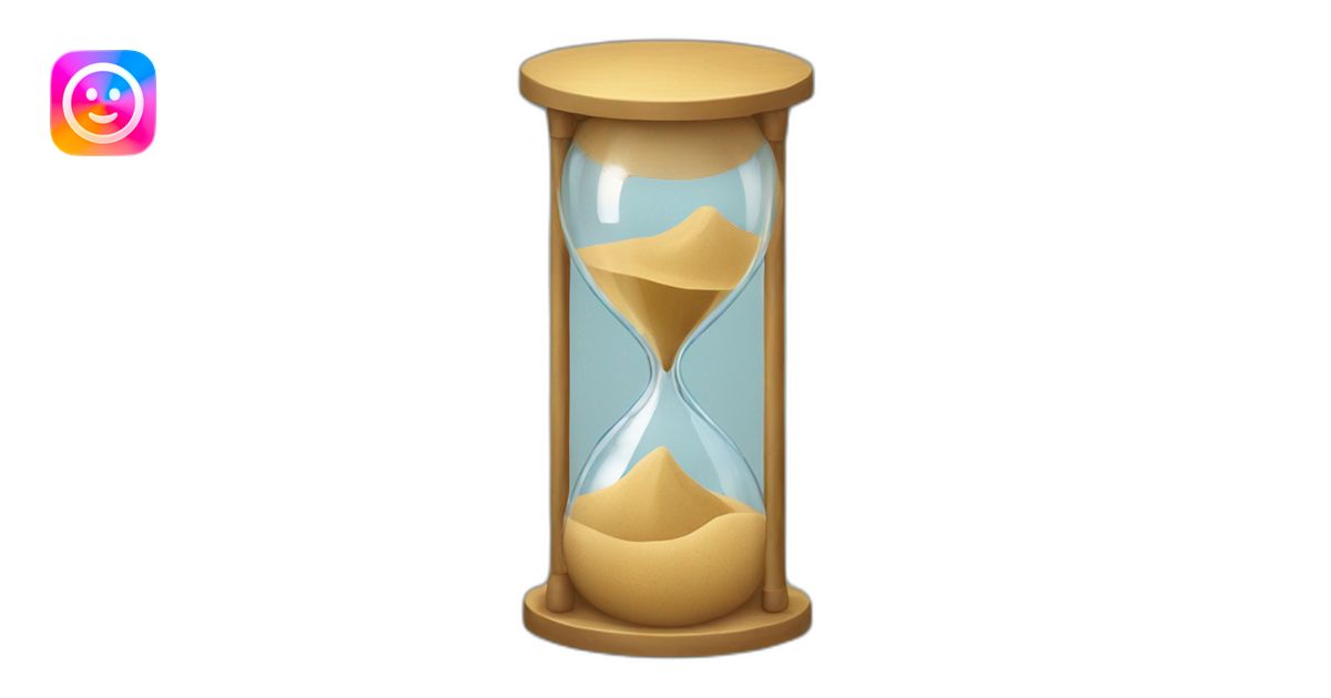 sand clock emoji | AI Emoji Generator