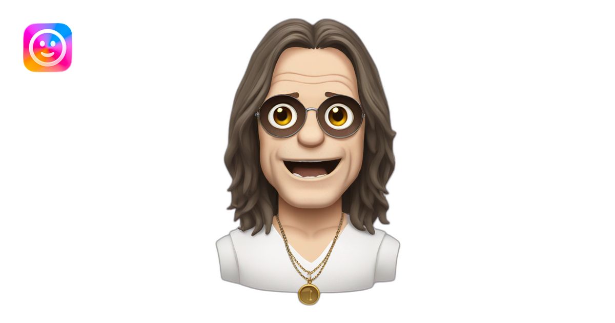 Ozzy Osbourne emoji | AI Emoji Generator