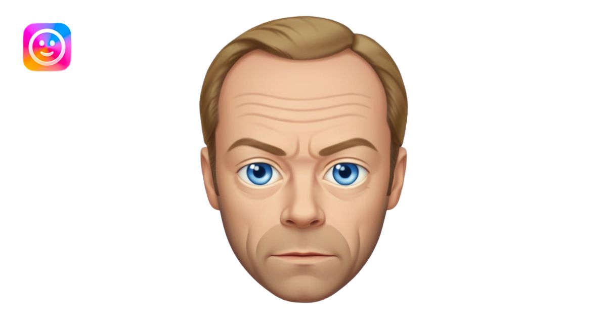 Hugo Weaving with blue eyes emoji | AI Emoji Generator
