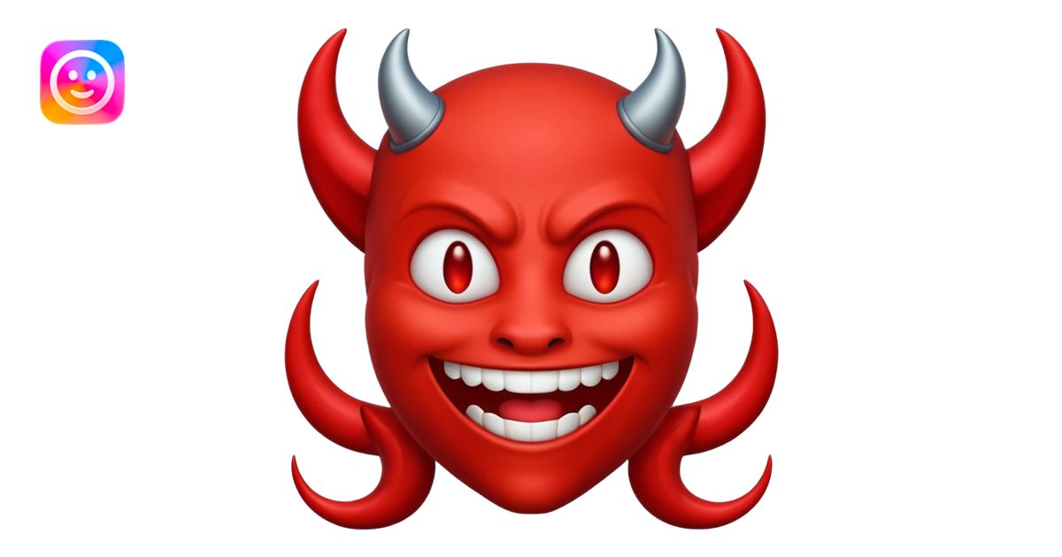 basic bot emojis devil emoji | AI Emoji Generator