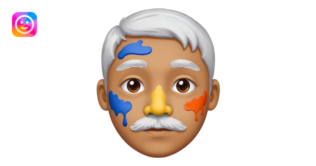 Paint on nose emoji | AI Emoji Generator