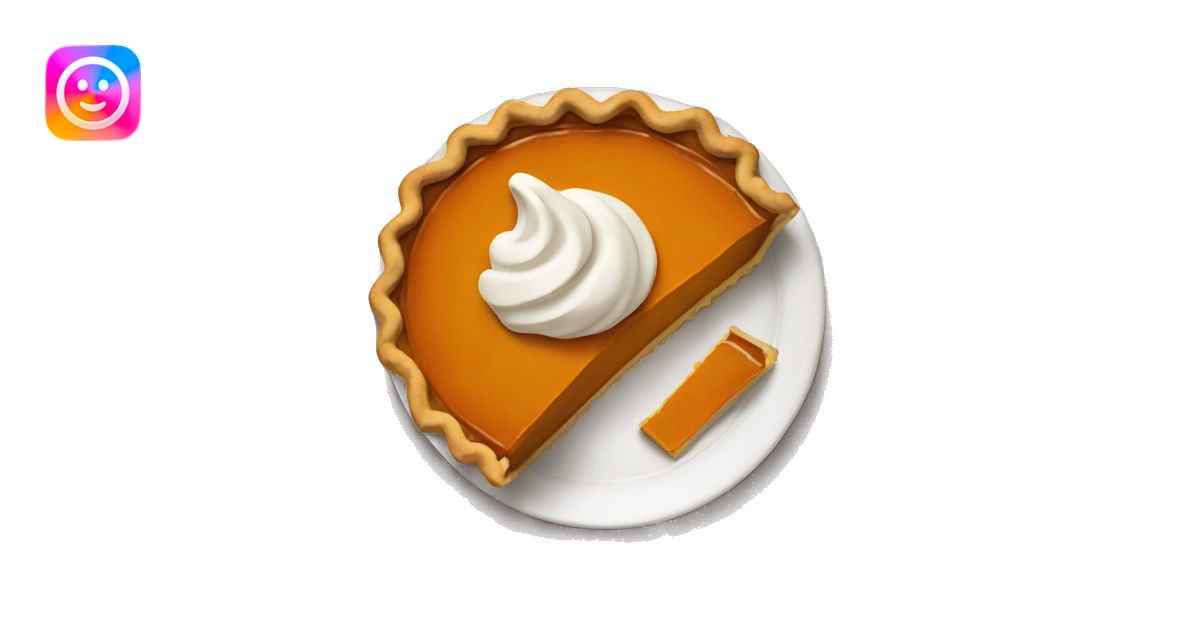 Pumpkin pie emoji | AI Emoji Generator