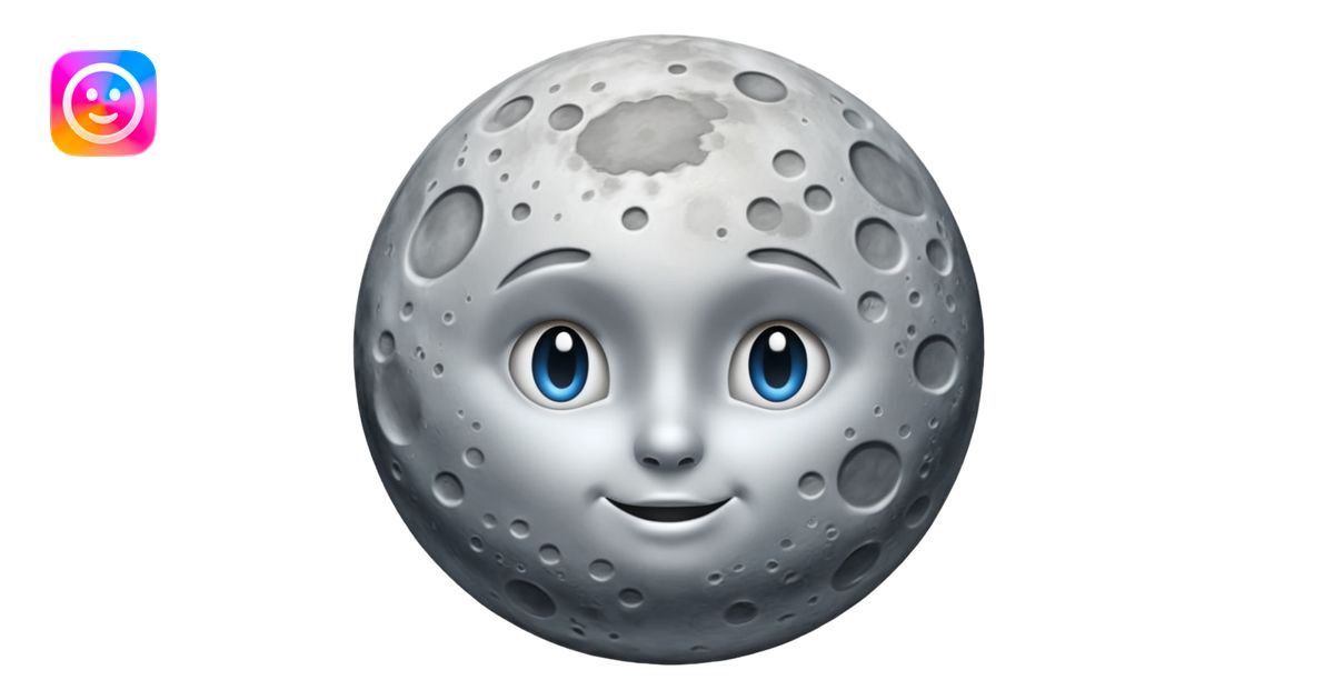 Moon emoji | AI Emoji Generator