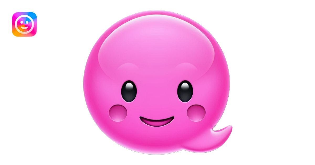 pink chat gpt ai app logo emoji | AI Emoji Generator