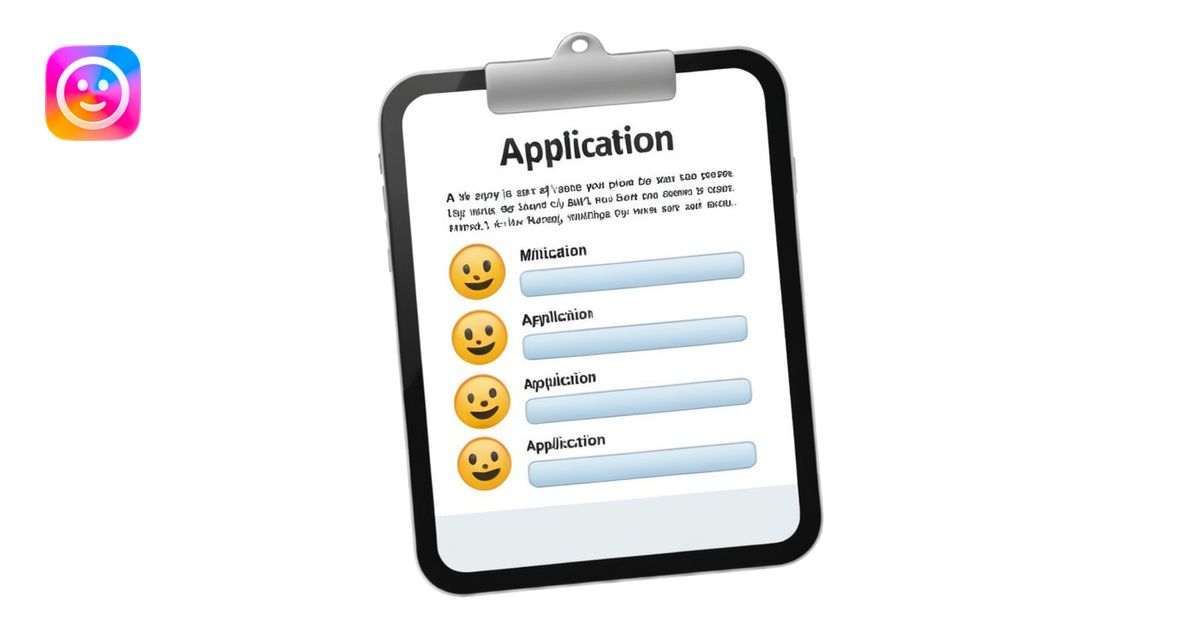 Make a job application emoji | AI Emoji Generator