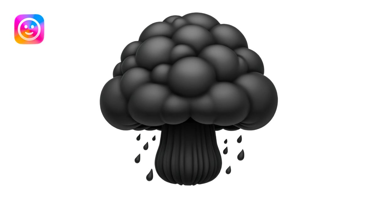 black nuke emoji | AI Emoji Generator