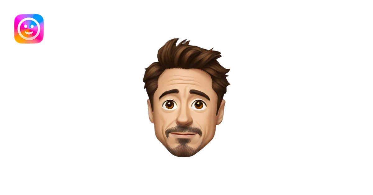 Robert downey jr emoji | AI Emoji Generator