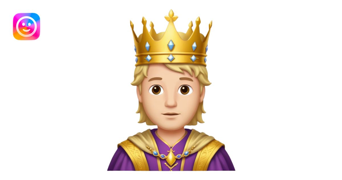 King emoji | AI Emoji Generator