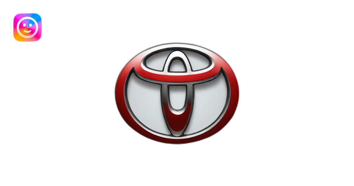 Toyota logo emoji | AI Emoji Generator