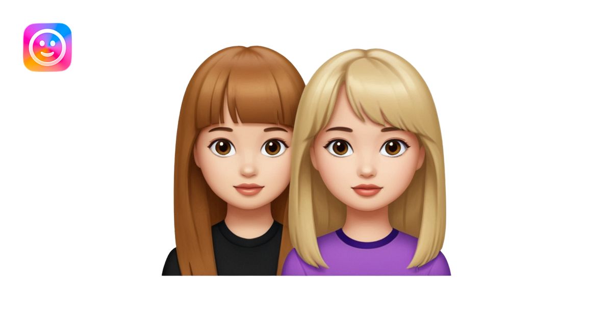 Debby Ryan (straight bangs) and Sabrina Carpenter emoji | AI Emoji ...
