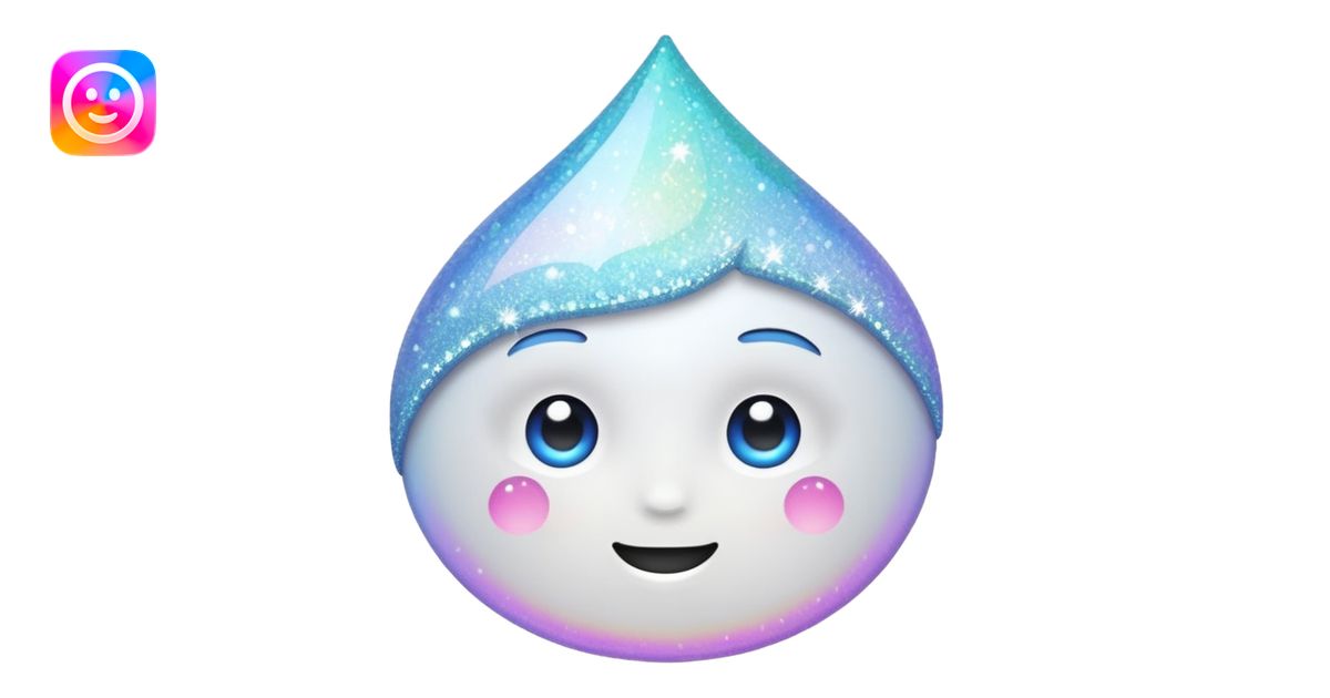 white glory glitter emoji | AI Emoji Generator