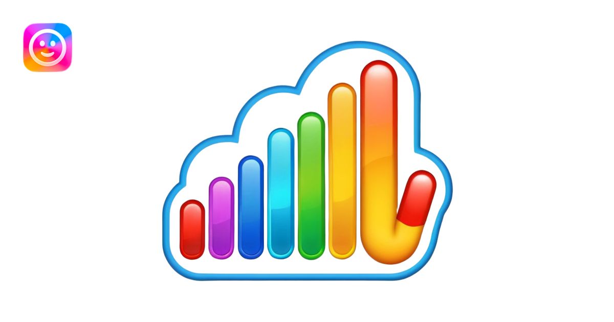 A sticker saying level up emoji | AI Emoji Generator