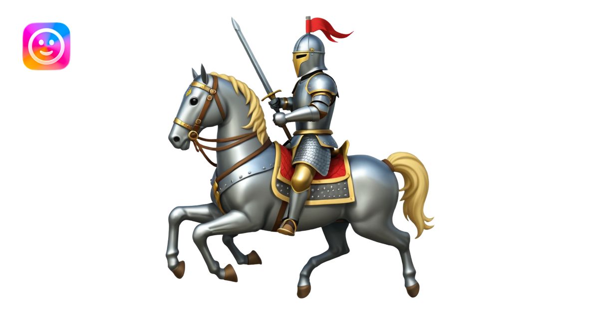 Medieval Cavalry emoji | AI Emoji Generator