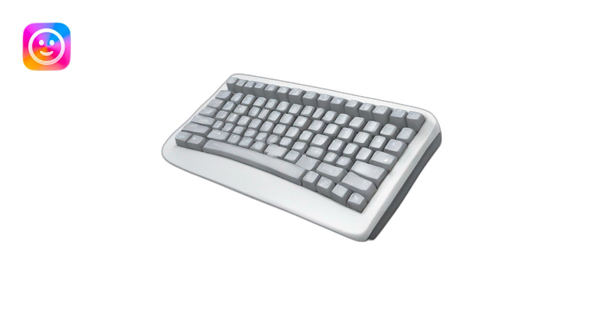 computer keyboard side view emoji | AI Emoji Generator