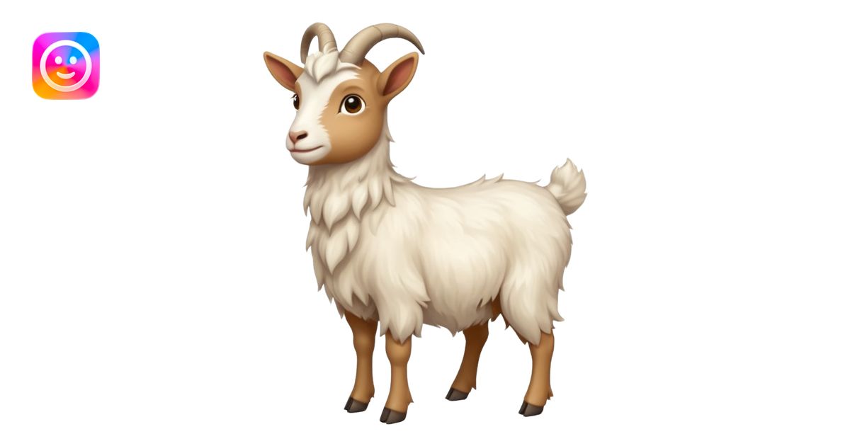 Stupid goat emoji | AI Emoji Generator