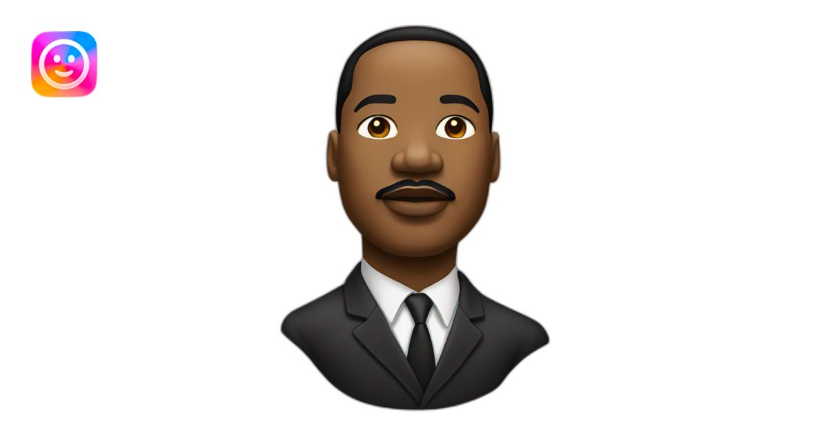 Martin Luther king JR emoji | AI Emoji Generator
