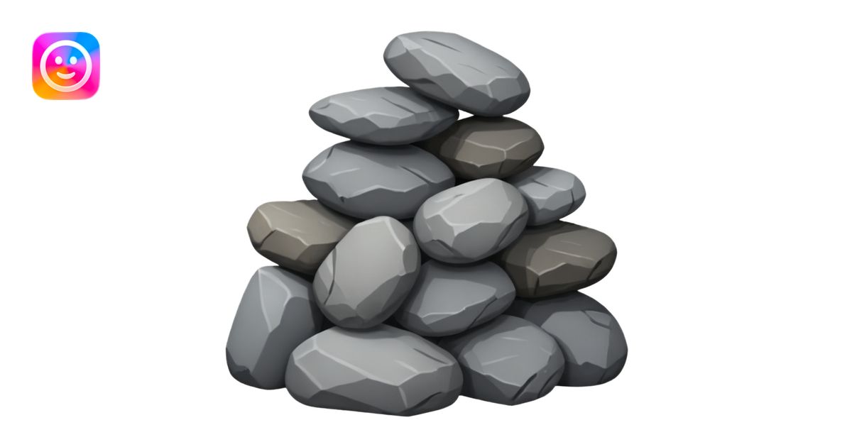 stone emoji | AI Emoji Generator
