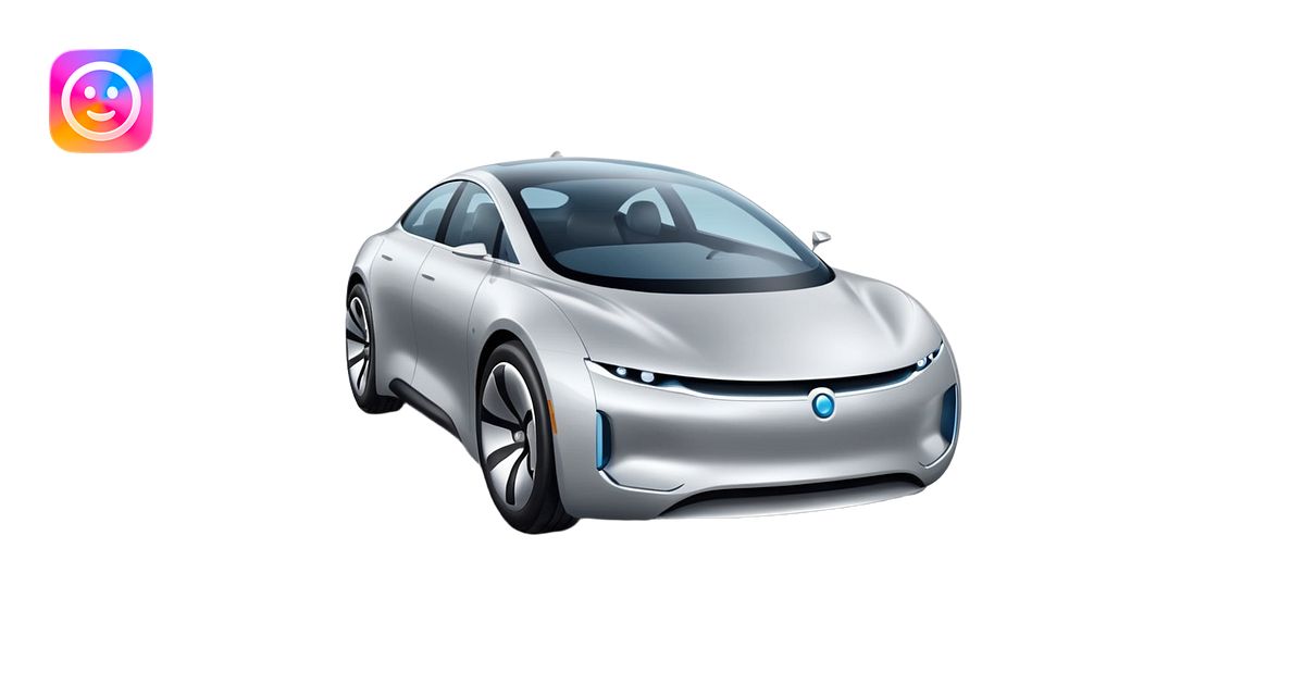 luxury future self driving car emoji | AI Emoji Generator