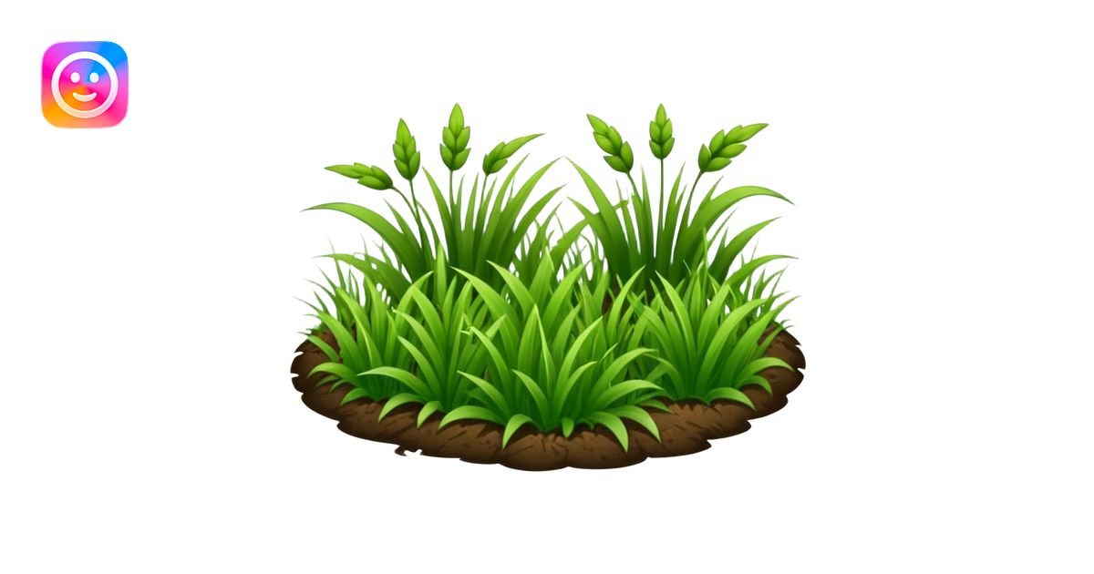flat grass emoji | AI Emoji Generator