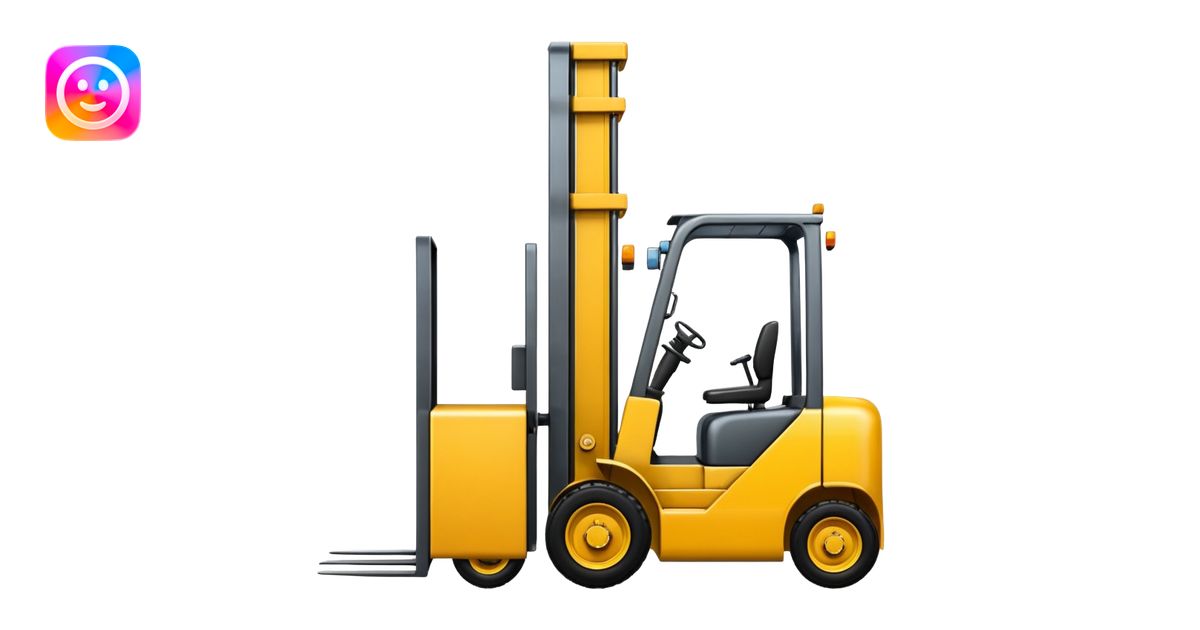Forklift emoji | AI Emoji Generator
