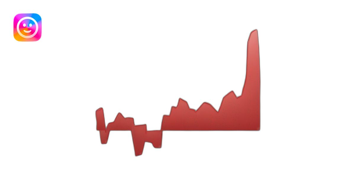 trading red chart emoji | AI Emoji Generator