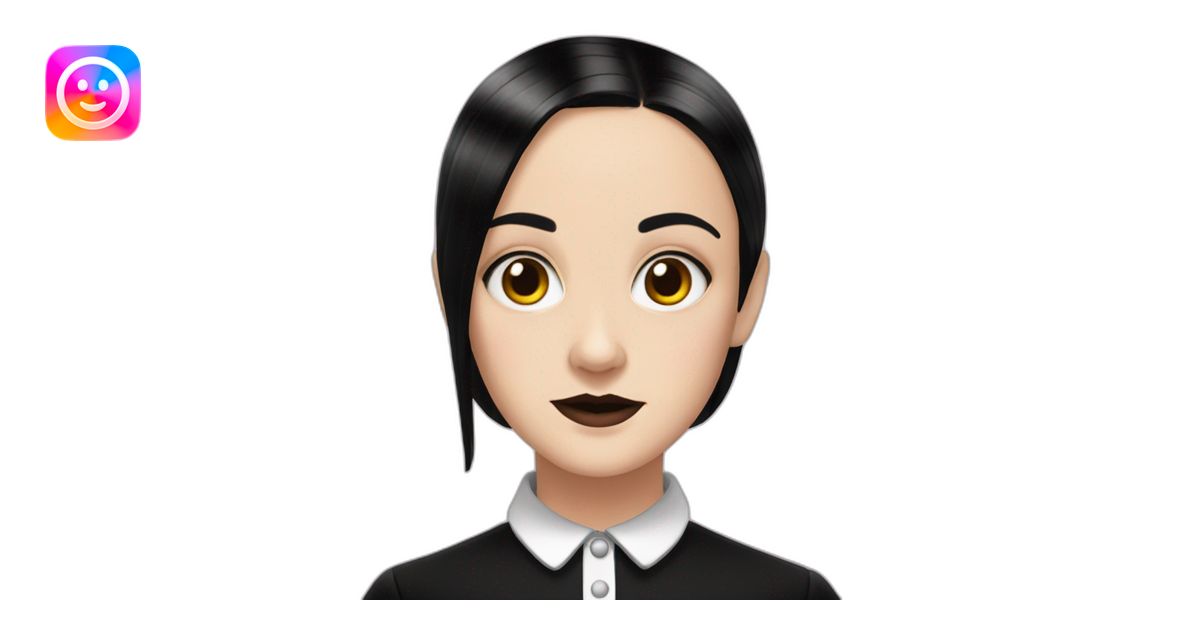 Wednesday Addams emoji | AI Emoji Generator