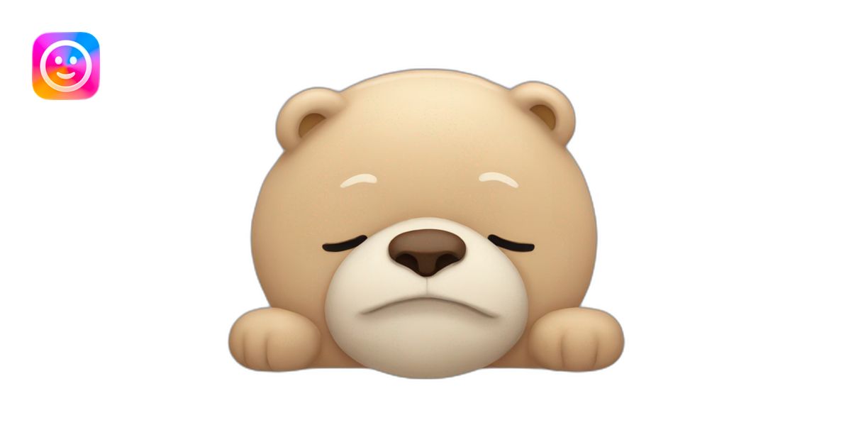 Oso zzz emoji | AI Emoji Generator