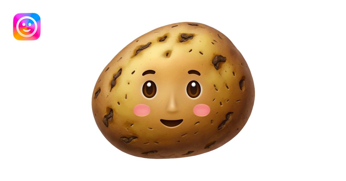 Potato, no face emoji | AI Emoji Generator