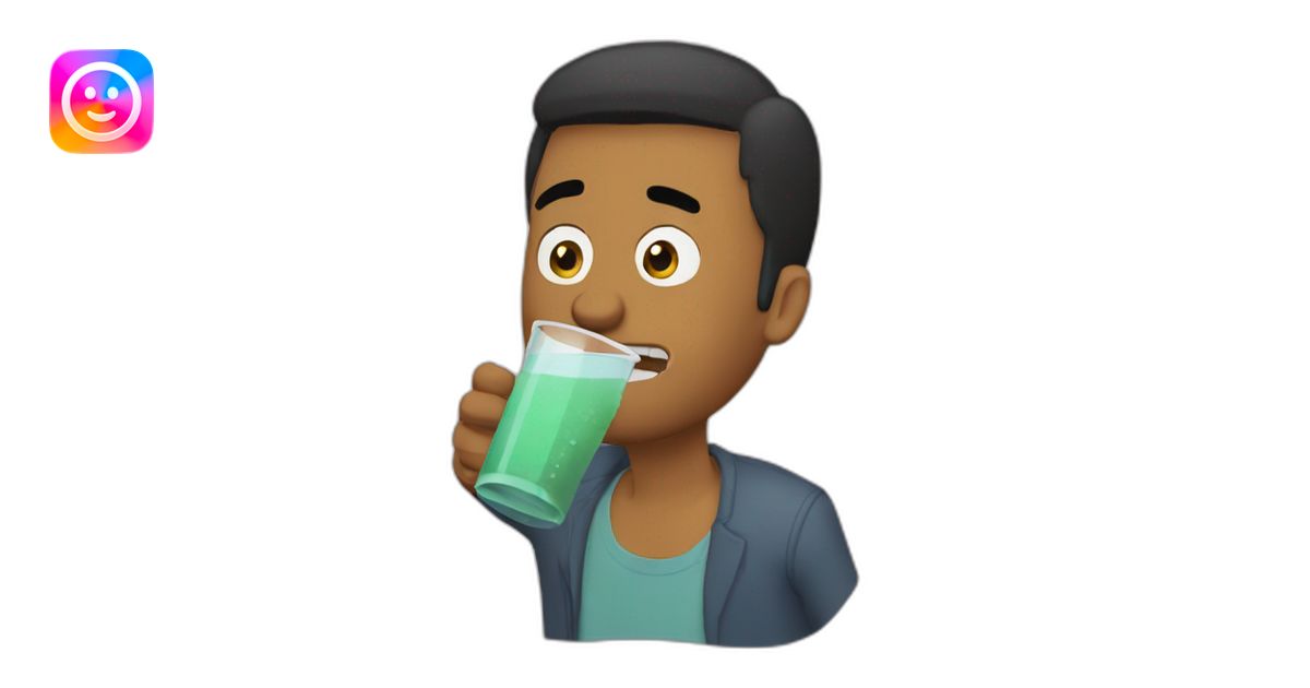 bojack horseman drinking emoji | AI Emoji Generator