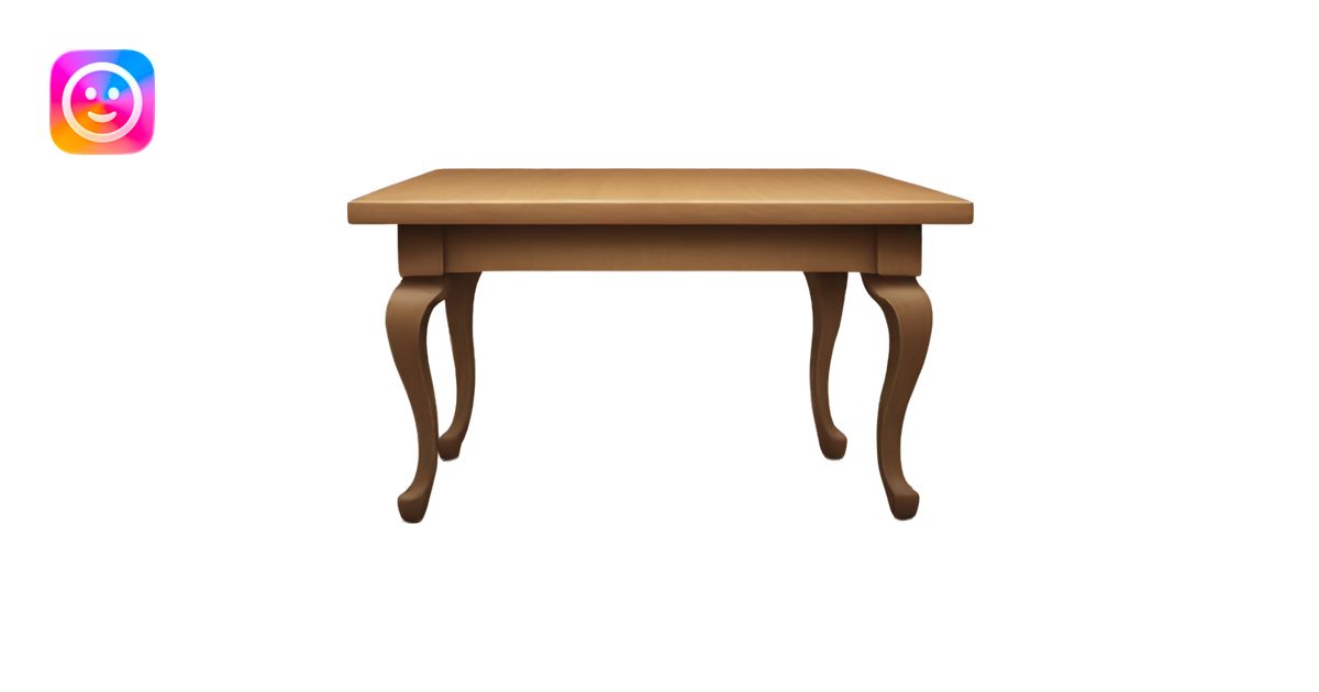 table emoji | AI Emoji Generator