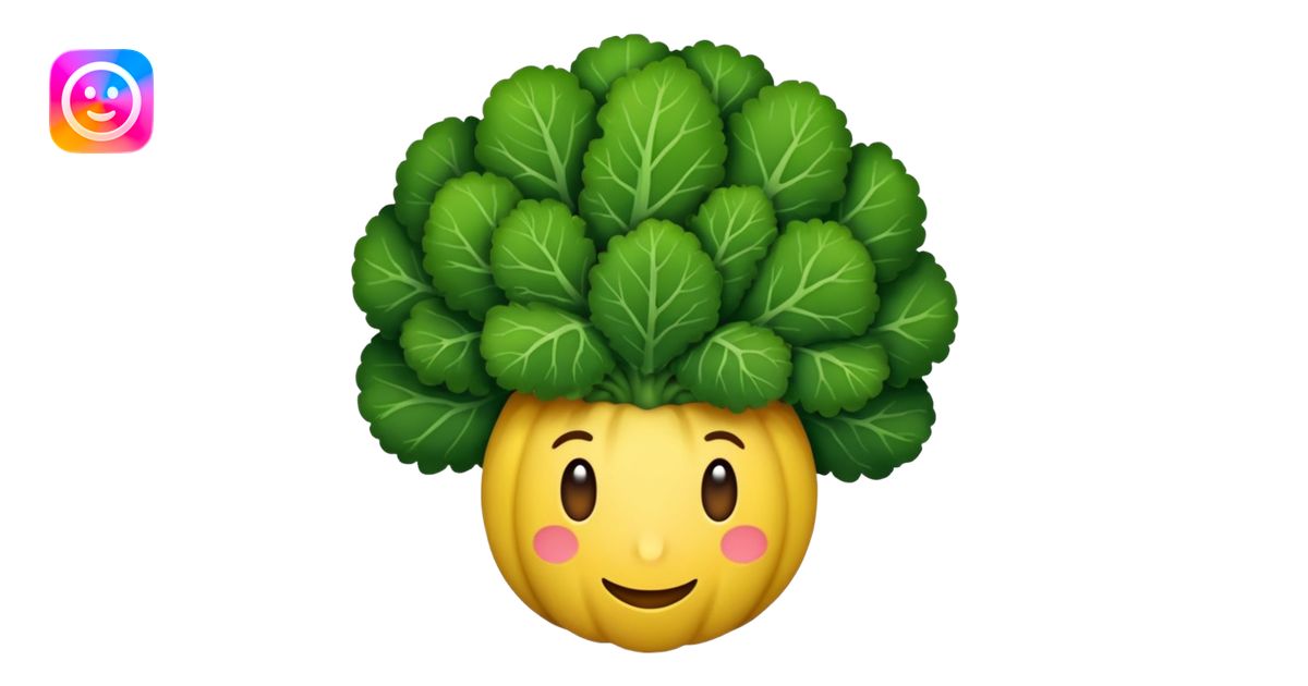 Bro bro brokoli diyen bir brokoli oluştur emoji | AI Emoji Generator